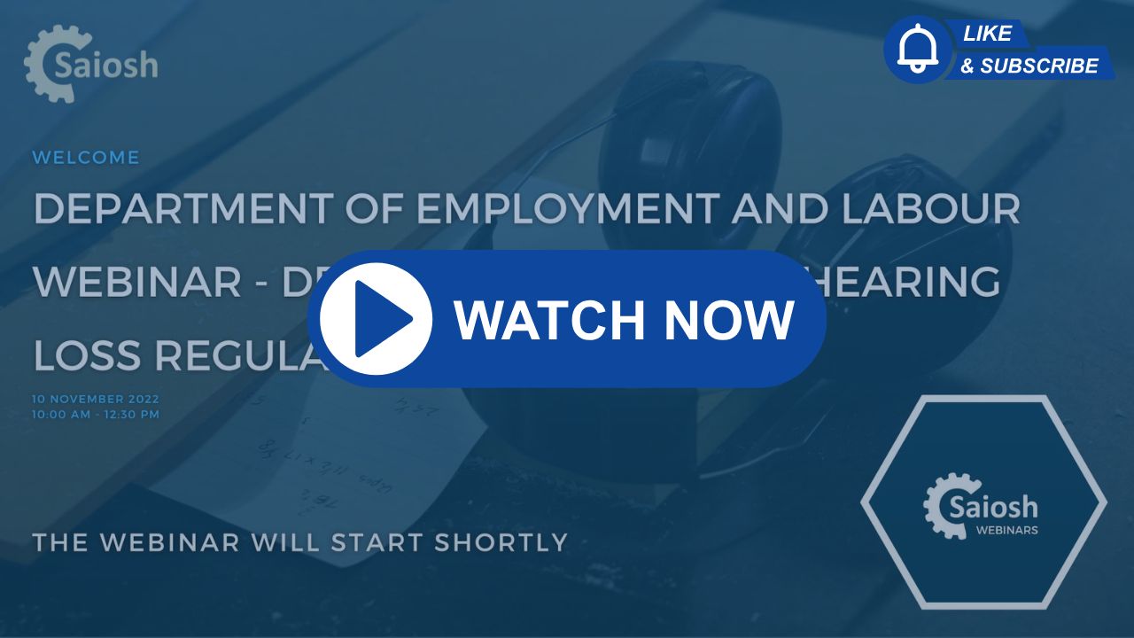 DEL | Noise Exposure Regulations and Code of Practice for Audiometry ...