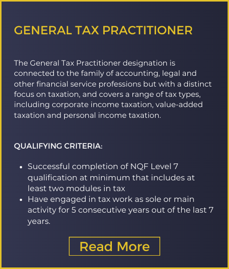 Membership Designations - The SA Institute of Tax Professionals