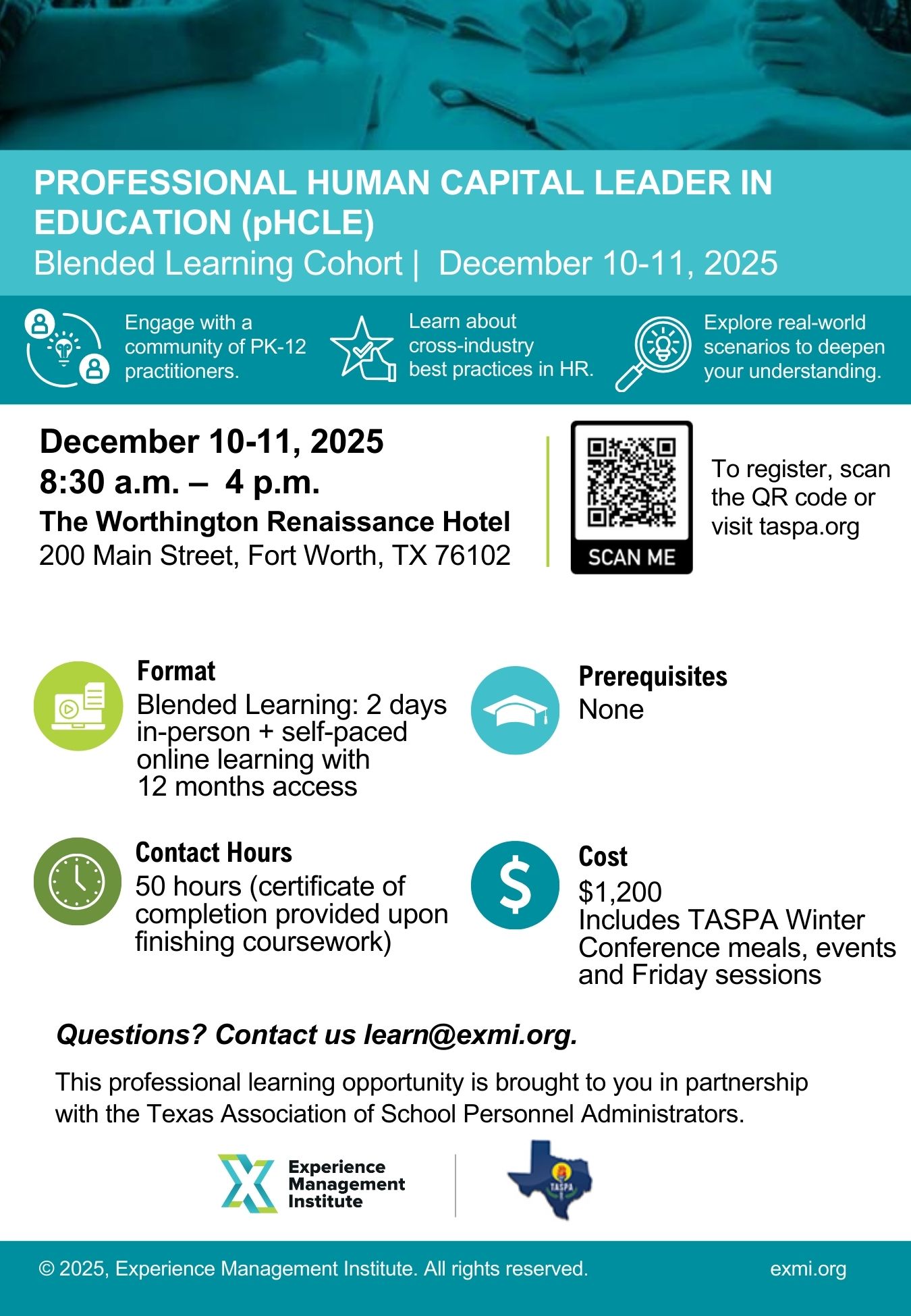 2025 Human Capital Leaders in Education (HCLE) Cohort - Texas ...