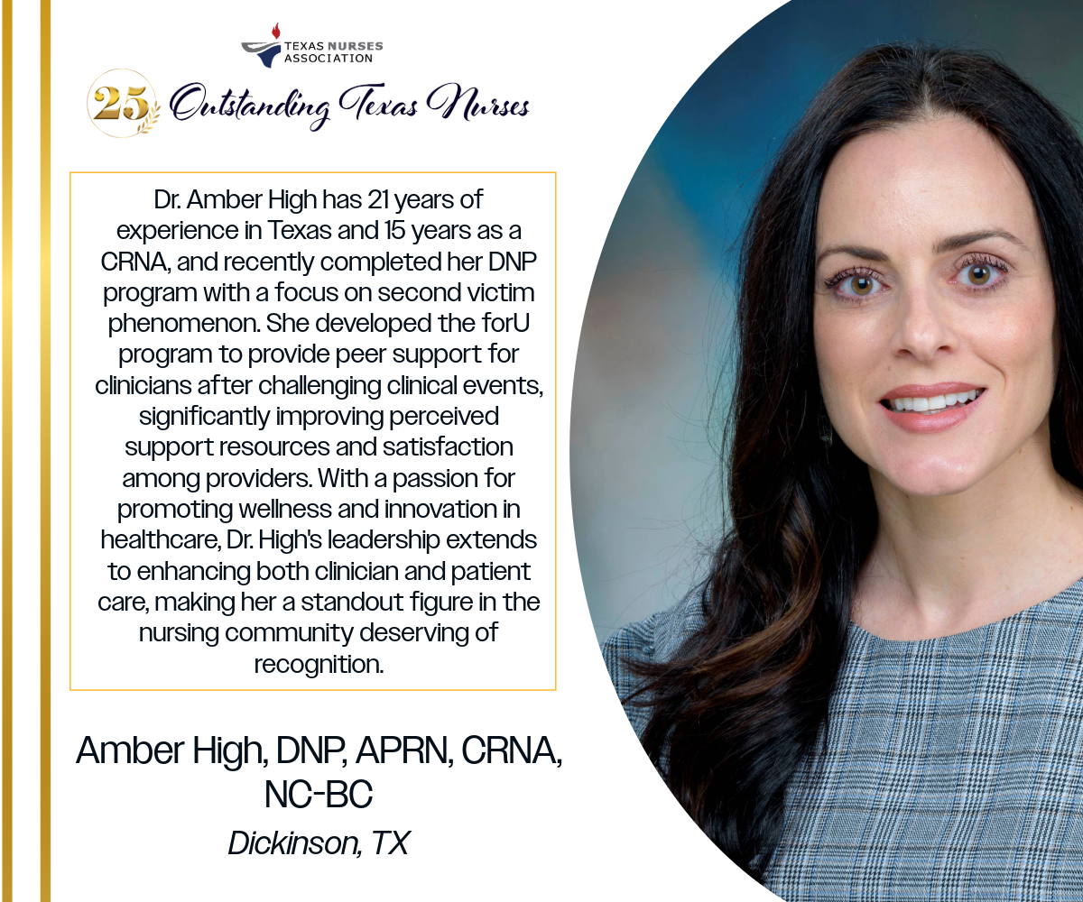 Outstanding 25 Texas Nurses Association
