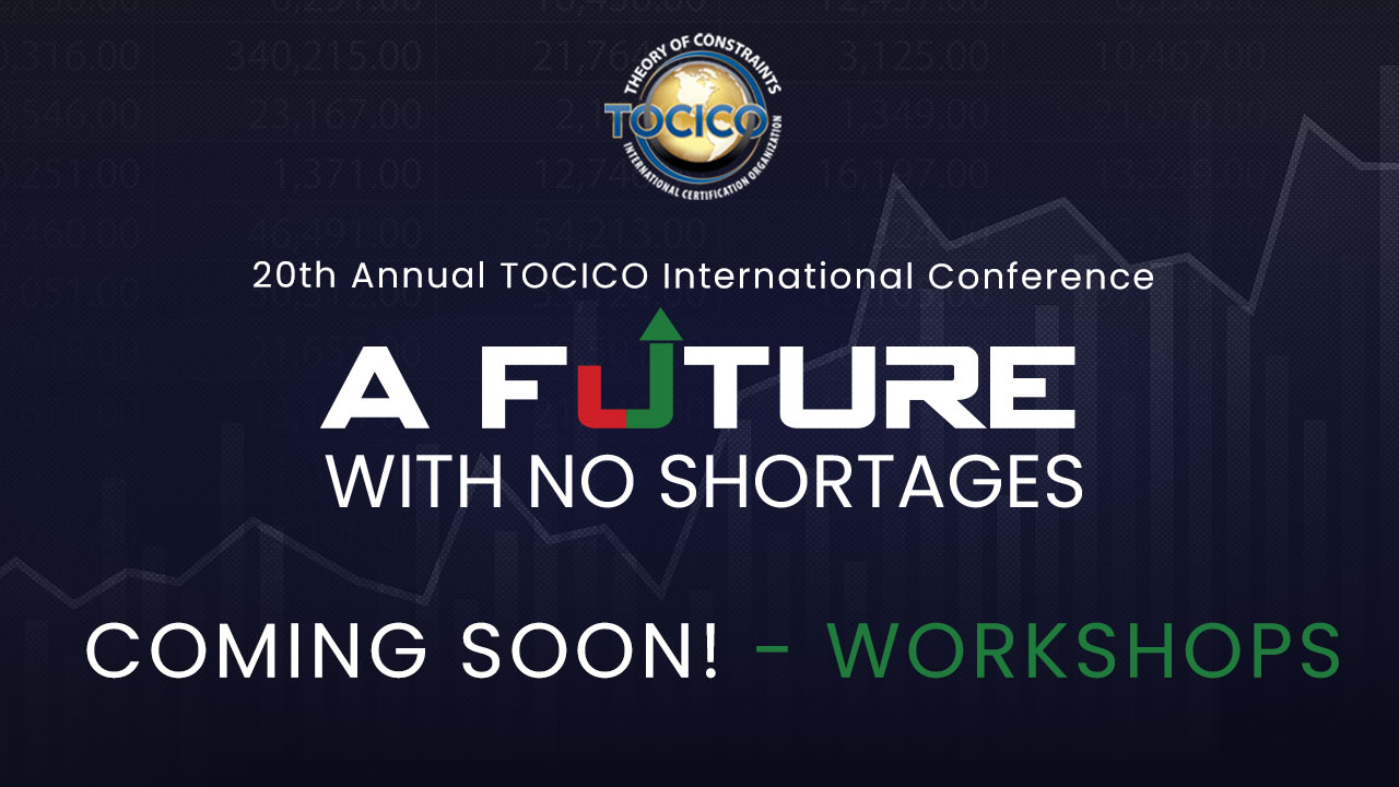 August 2022 TOCICO News - Theory of Constraints International Certification Organization