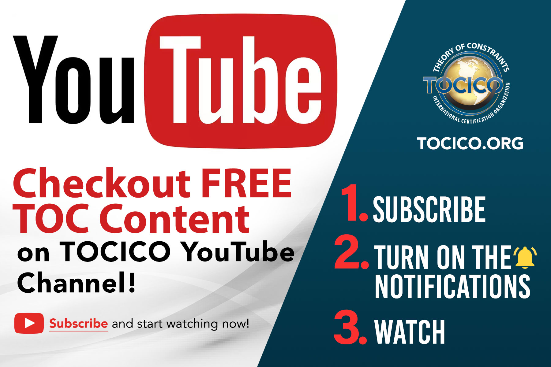 TOCICO Artwork Swipe Copy Download - Theory of Constraints International Certification Organization