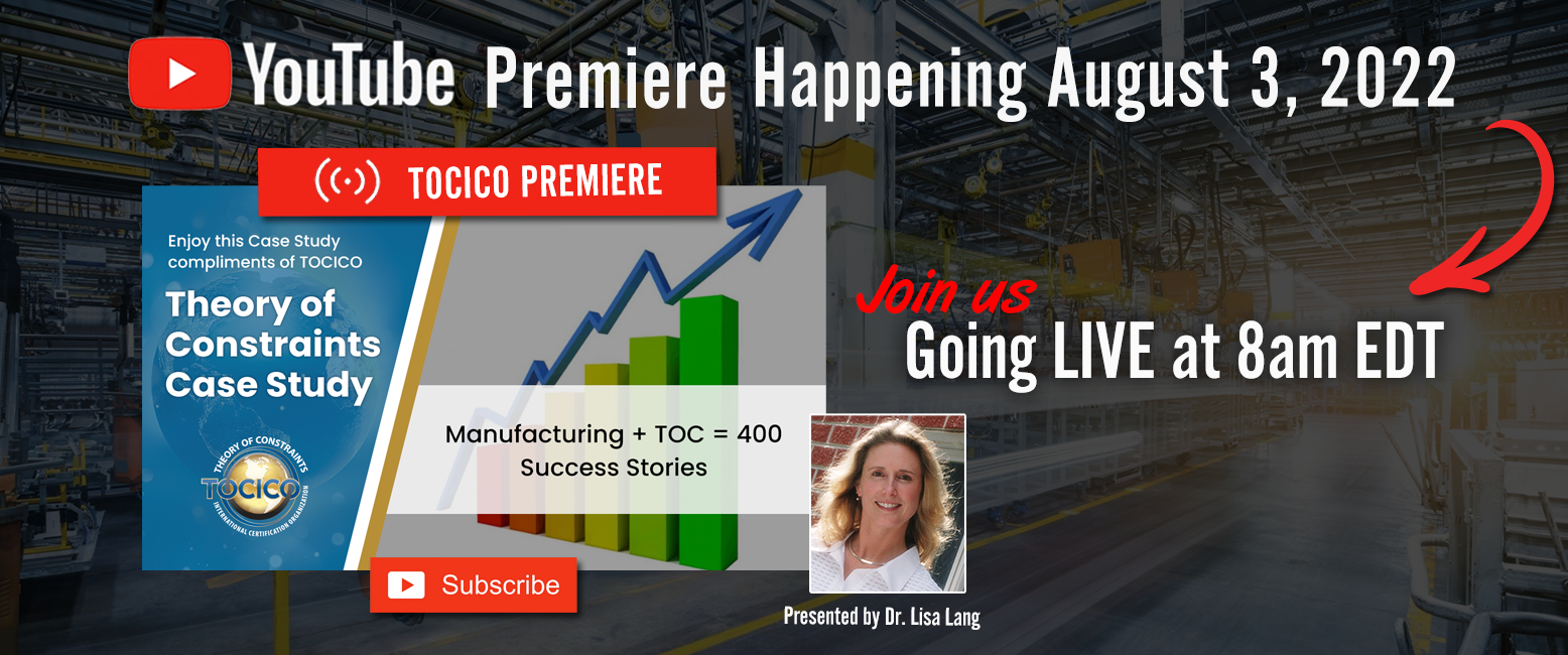 JULY 2022 TOCICO News - Theory of Constraints International Certification Organization