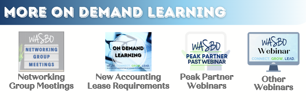 On Demand Learning Platform - Washington Association of School Business ...