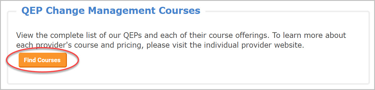 Training FAQ - Association of Change Management Professionals