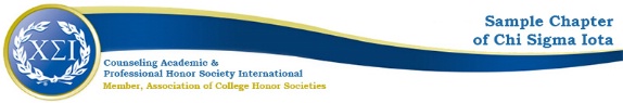 Chapters - Chi Sigma Iota