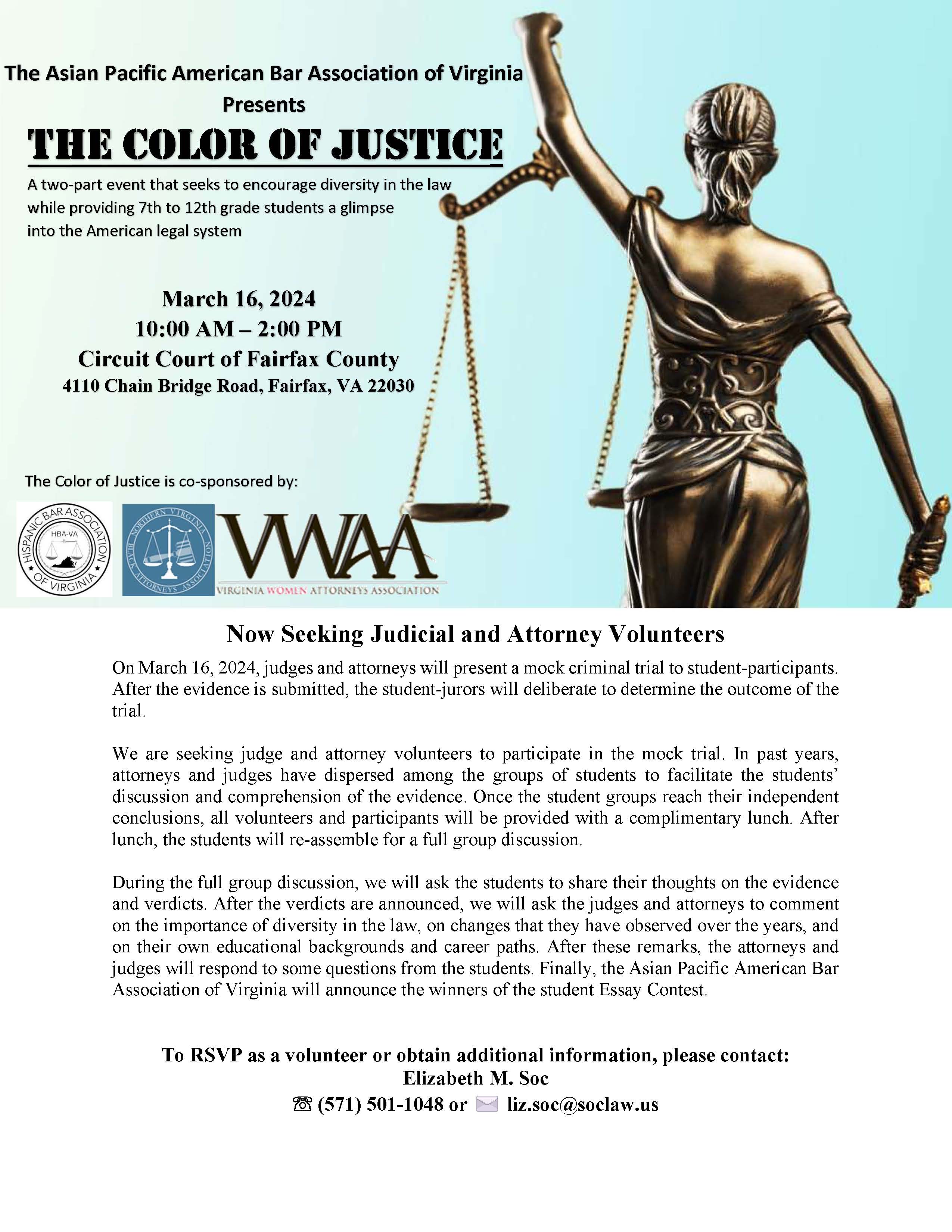 Color of Justice Program - Fairfax Bar Association